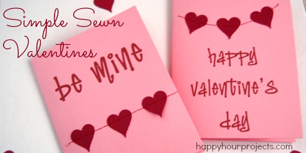 Simple Sewn Valentines - Happy Hour Projects