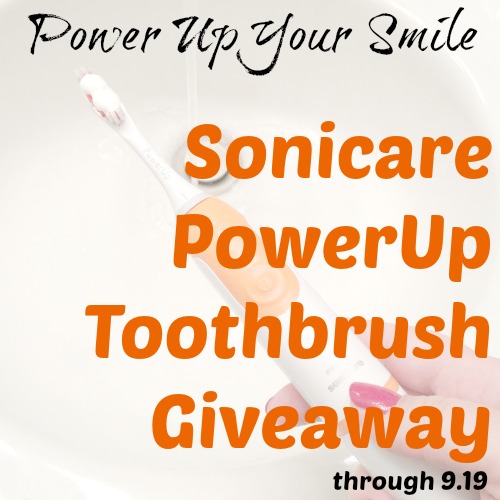 #PowerUpURSmile with the Sonicare PowerUp Toothbrush! - Happy Hour Projects