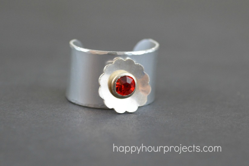 Riveted Flower Ring - Happy Hour Projects