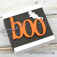 Last Minute "Boo" Boxes for Halloween - Happy Hour Projects
