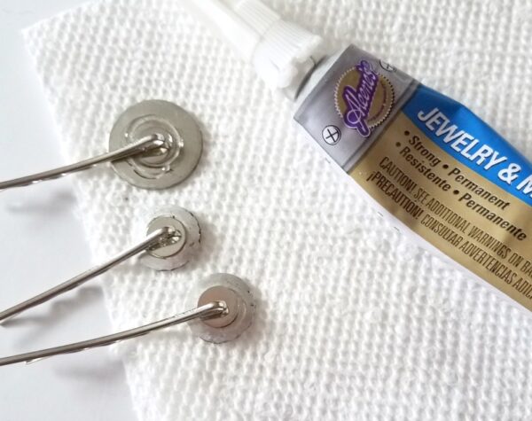 Hand Stamped and Hammered DIY Hair Pins - Happy Hour Projects