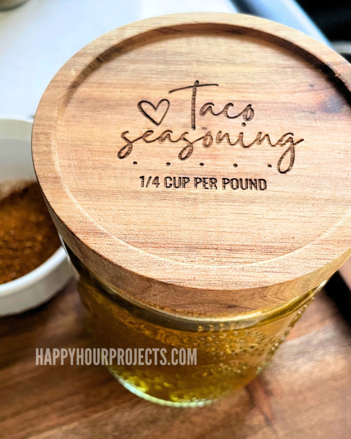 Homemade Taco Seasoning Recipe - Happy Hour Projects